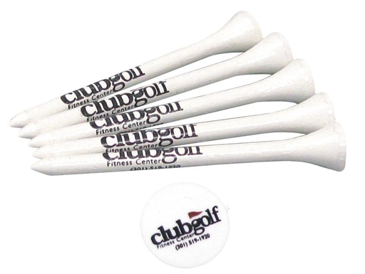 Custom Pack - 5 Tees 1 Marker | All Star Pro Golf (ASPG)